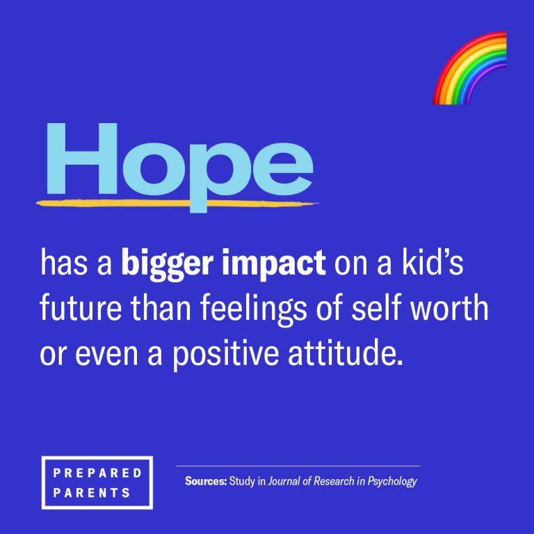 On Raising a Hopeful Child - Prepared Parents