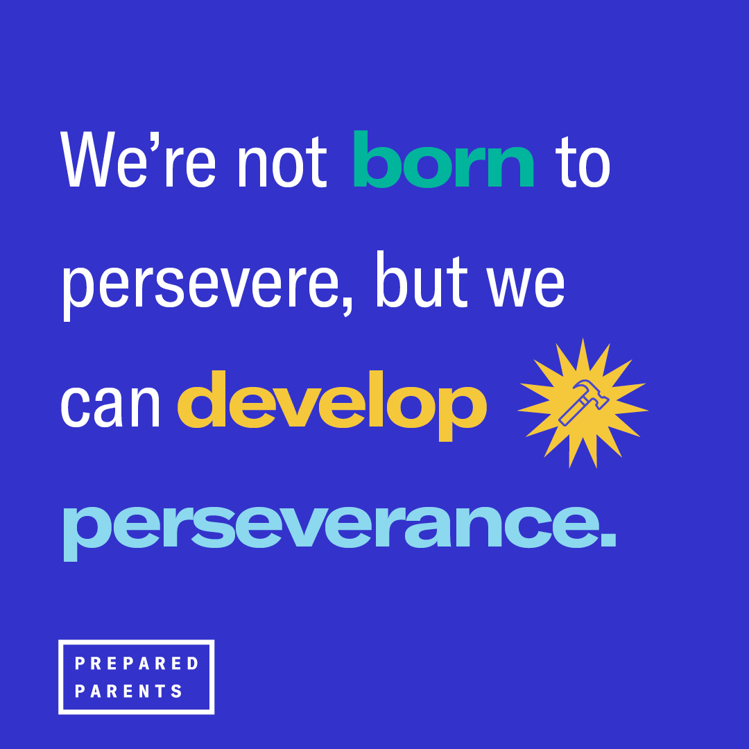 When the Going Gets Tough, Persevere - Prepared Parents
