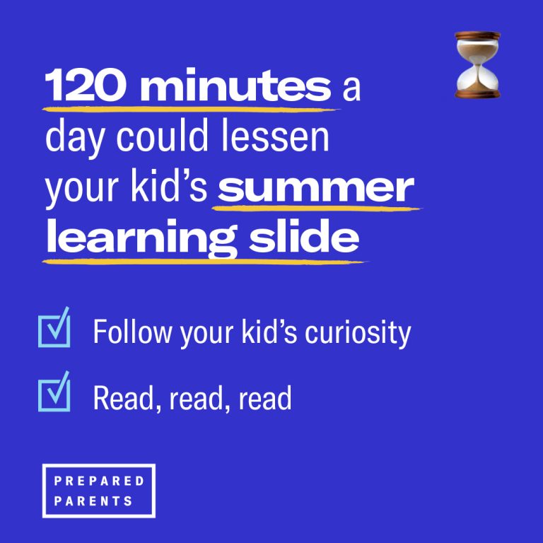 Beat the Summer Slide - Prepared Parents